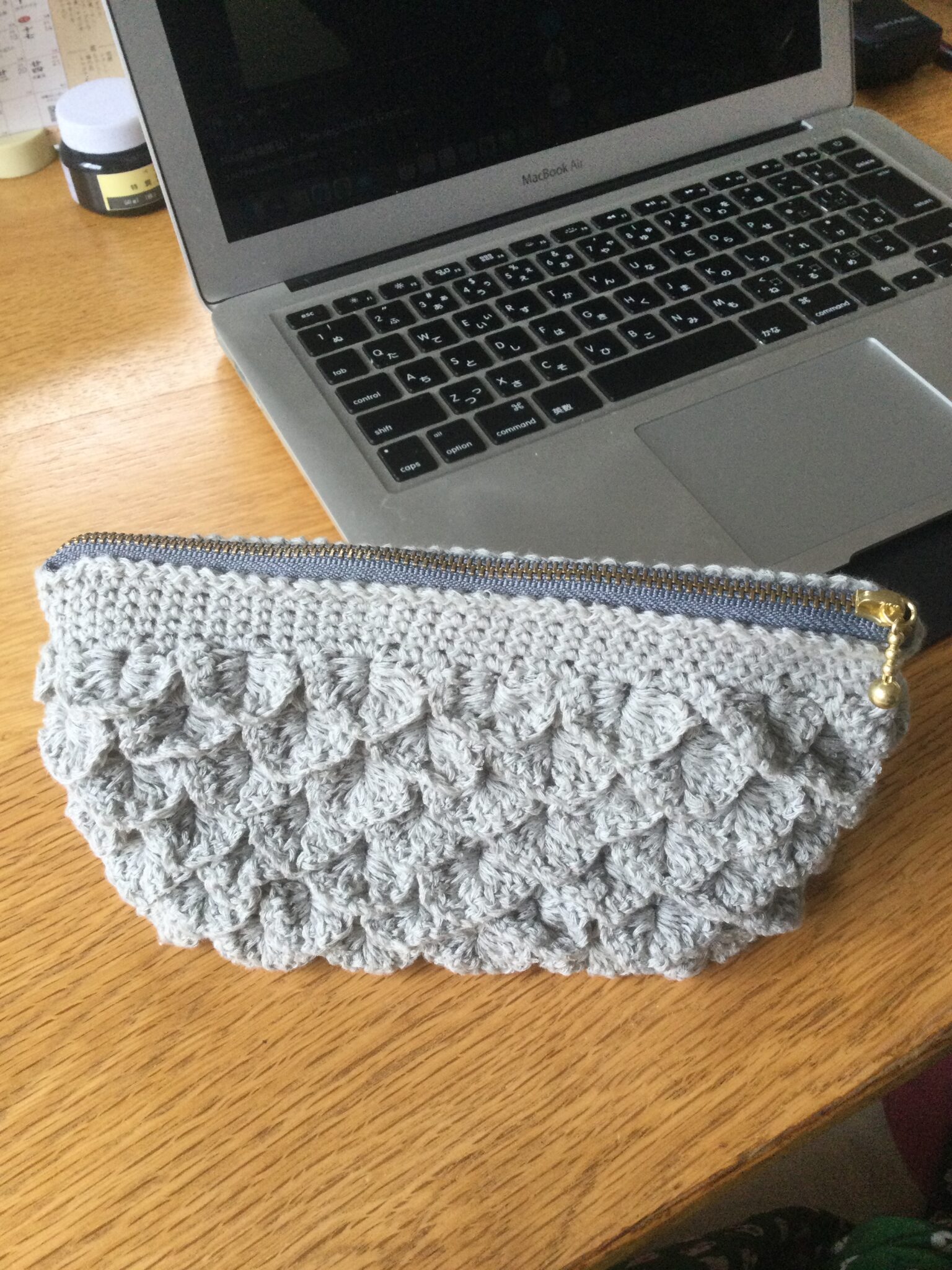 かぎ針編みの小物入れ | ☆うさこの水の惑星探検日記☆